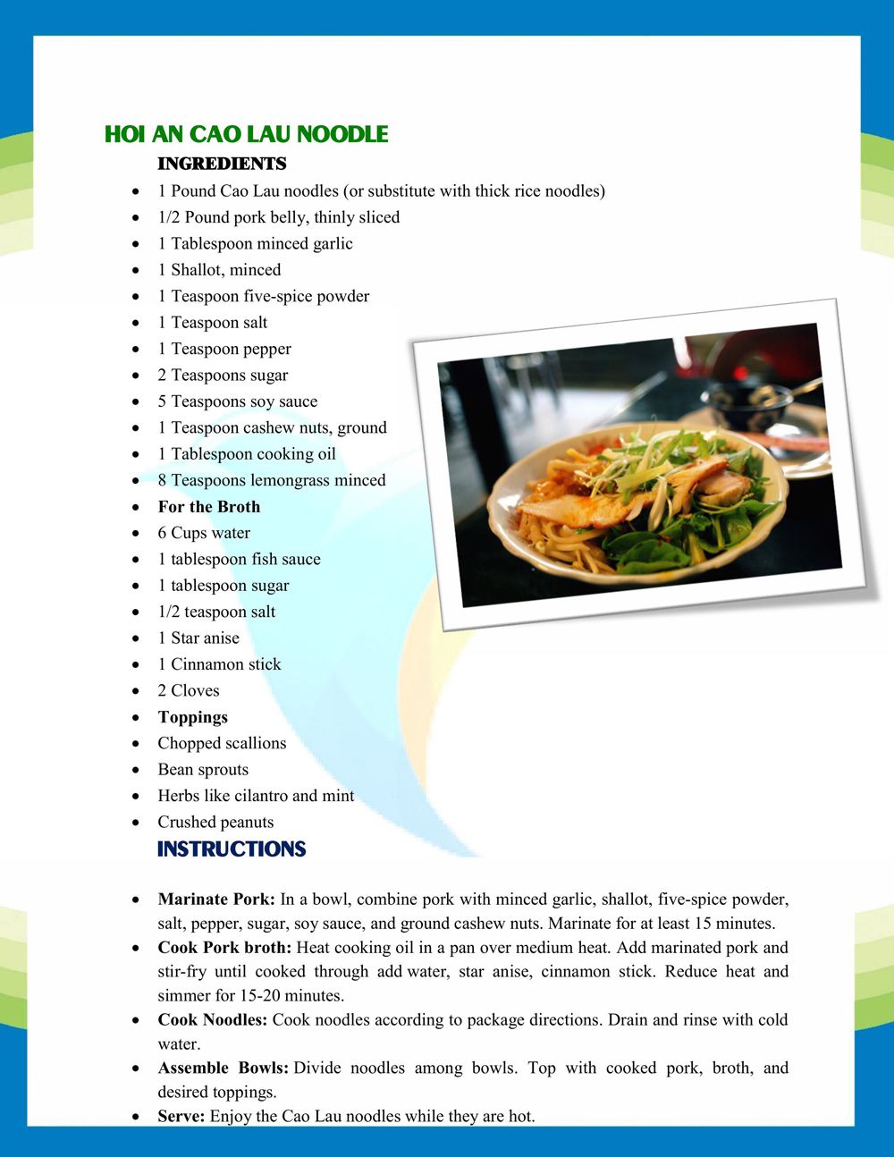 Discovering Cam Thanh Cooking Class Recipe - A Magic Journey